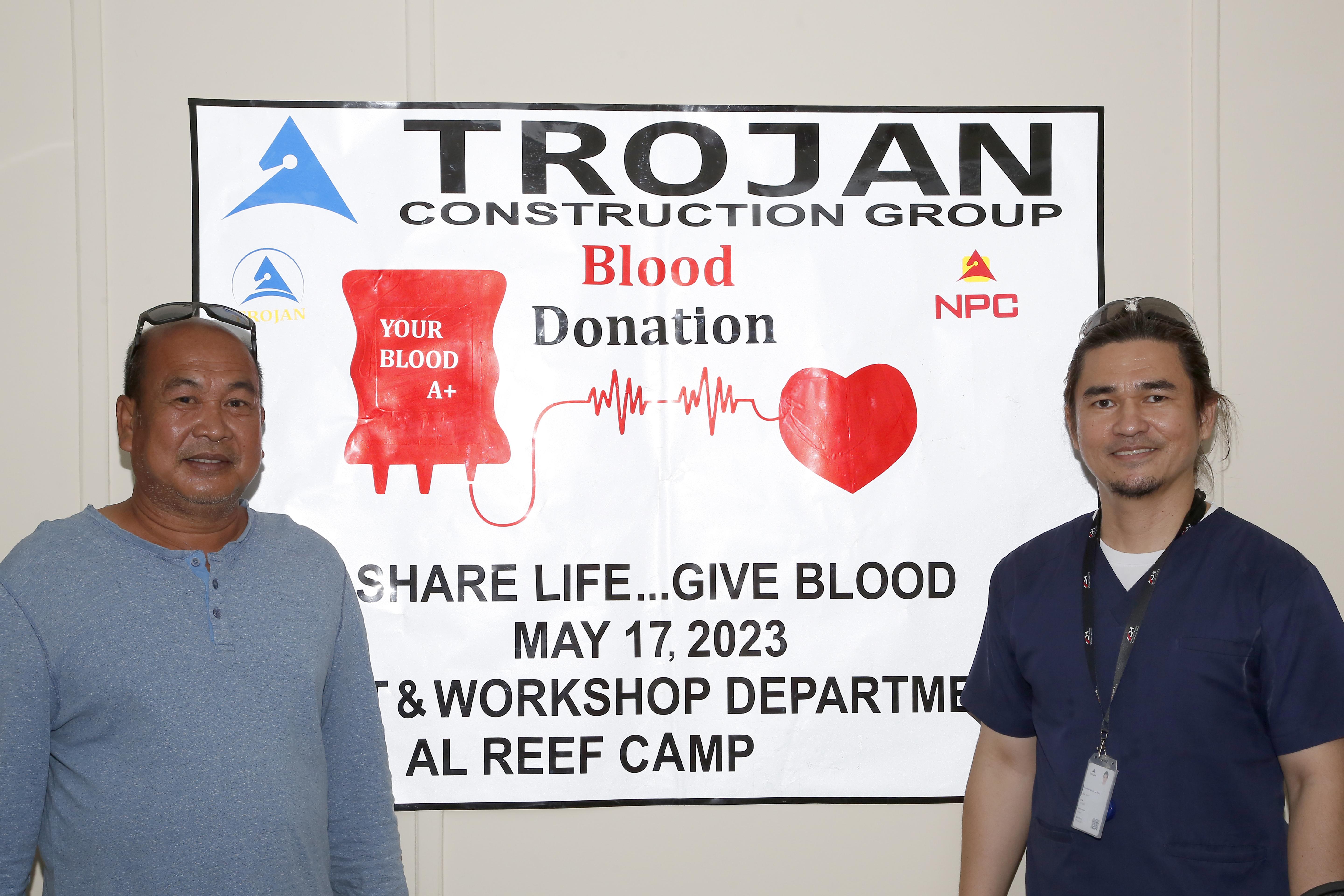 Blood Donation Al Reef Camp Plant
