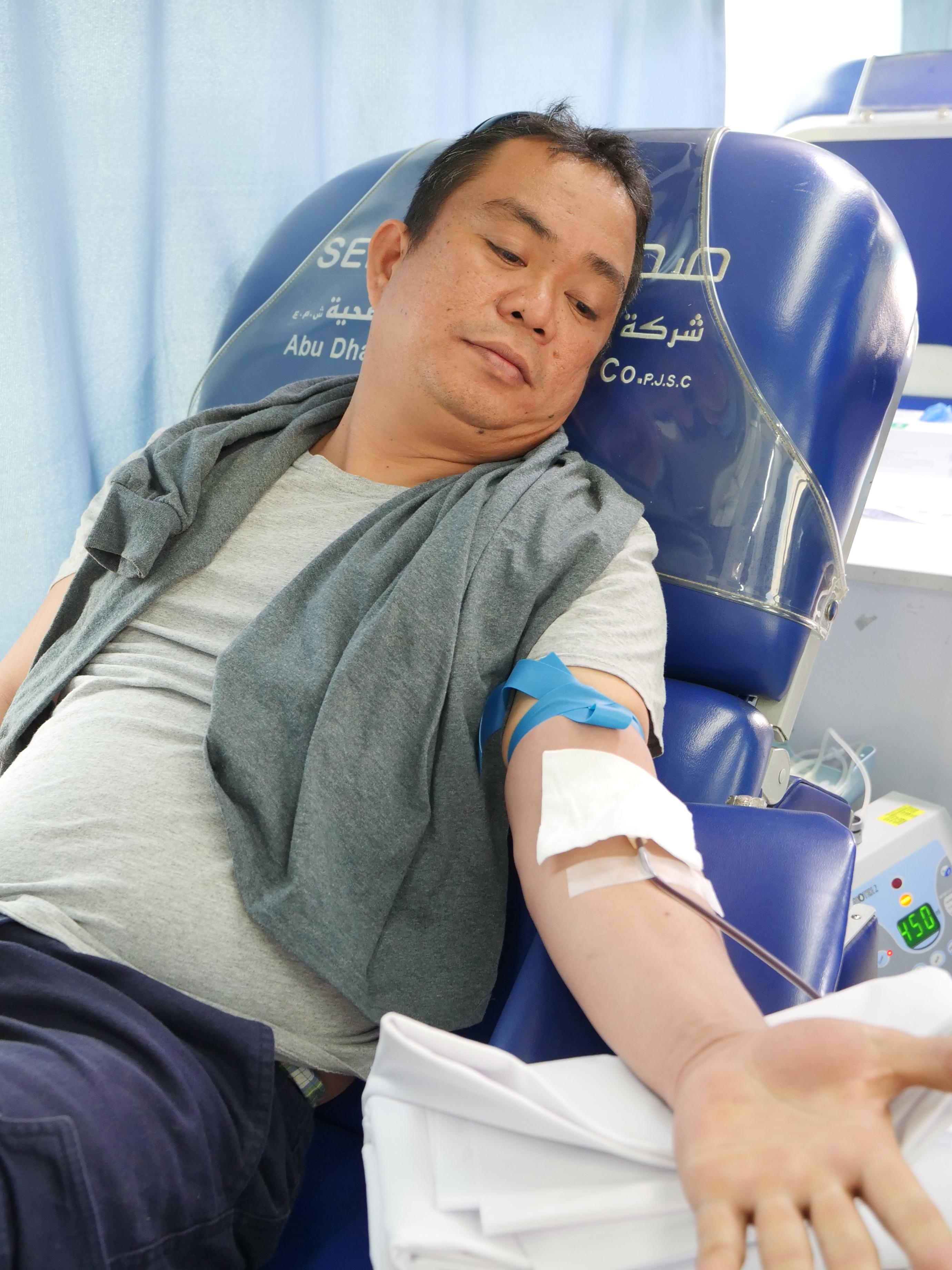 Blood Donation Al Reef Camp Plant